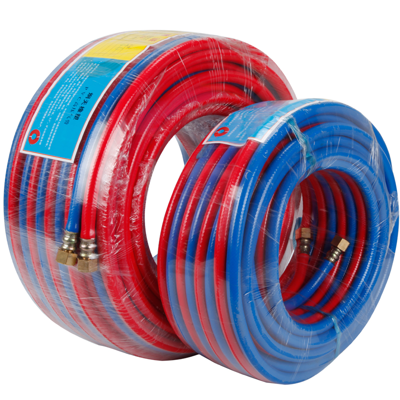 氧气管乙炔管焊割高压耐磨工业用内径8mm双色管三角二线多层胶管_虎窝淘