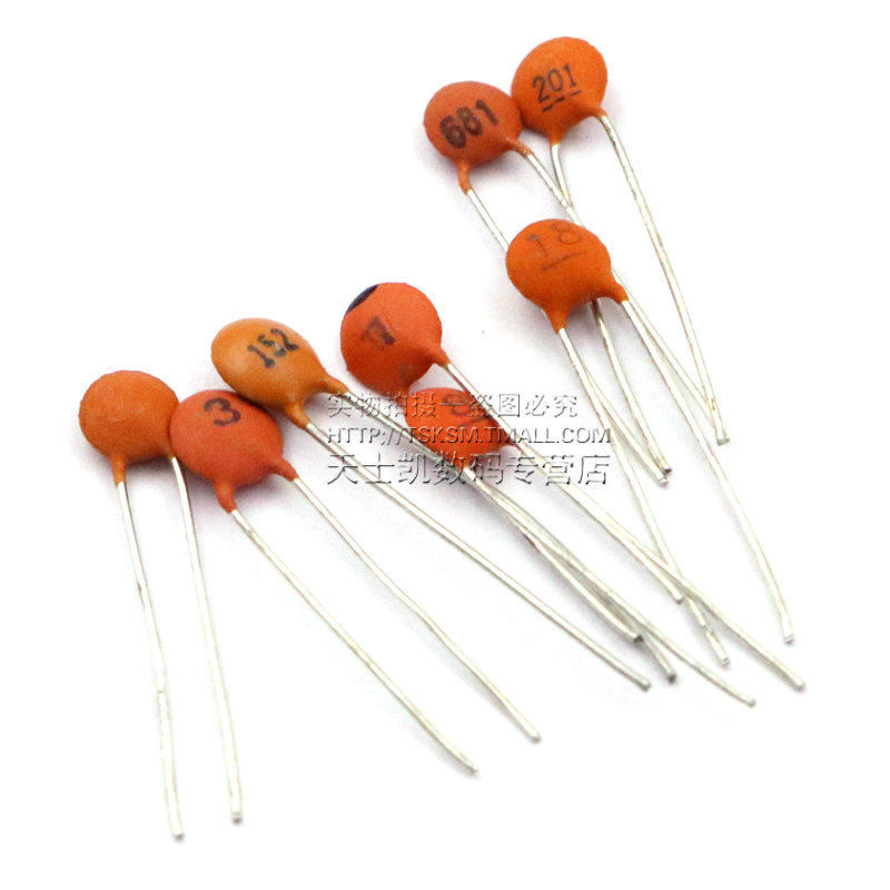瓷片电容器50V 30pF 1pF 200 201 100pF 101 683 220nF82 224 75_虎窝淘