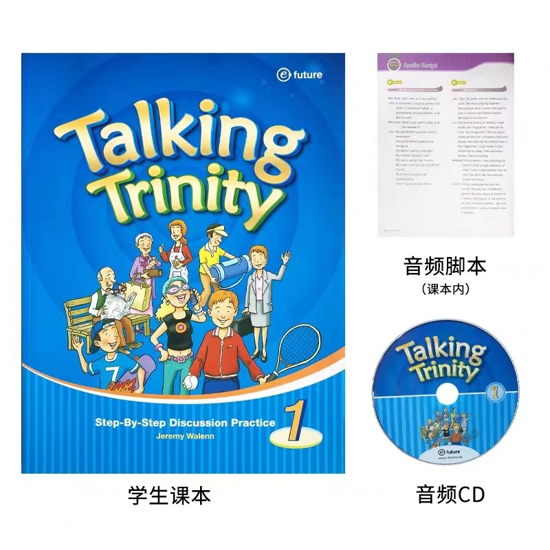 原版进口教材少儿英语口语 Talking Trinity 1学生书一册_虎窝淘
