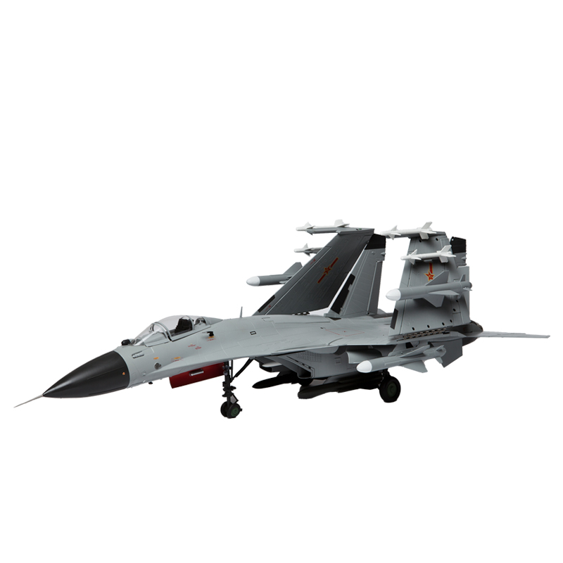 1:32歼15战斗机合金模型 J15航母舰载机成品仿真摆件收藏展厅1:32_虎窝淘