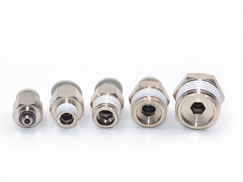 亚德客气动气管直通螺纹接头APC8-M5 APC8-01/02/03/04 APC802_虎窝淘