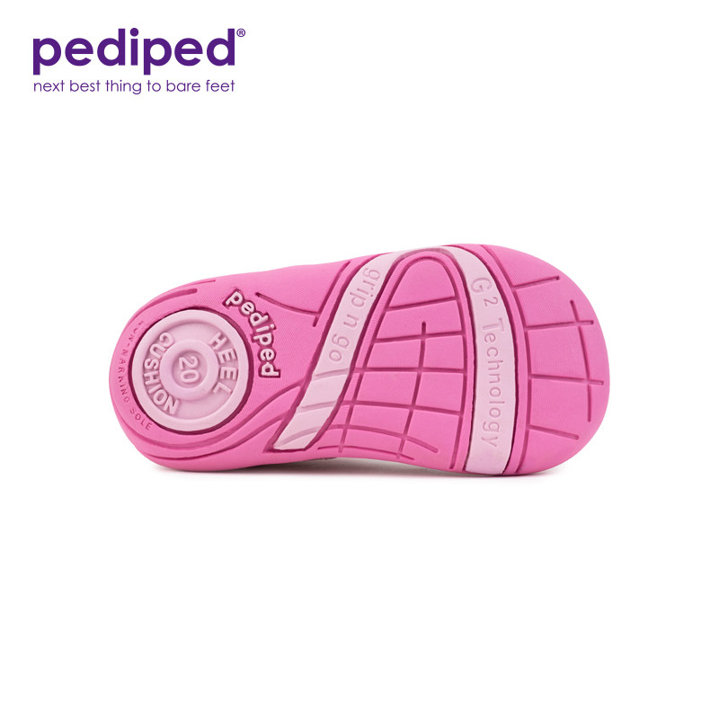 pediped派迪派童鞋女宝宝学步鞋浅口牛皮鞋春秋季柔软轻便公主鞋_虎窝淘