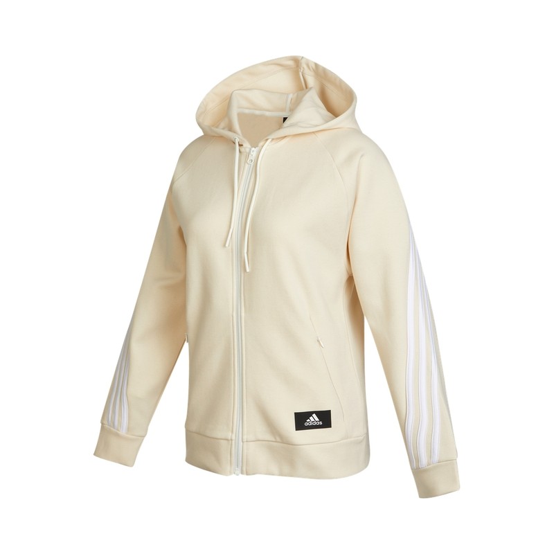 阿迪达斯2022女子保暖防风休闲夹克针织外套HE1661 HE1660 H07749_虎窝淘