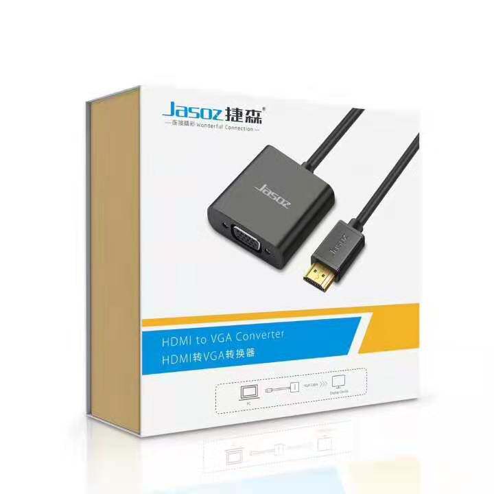 hdml转vja线hdmi带hmdi音频hd转换hdim器vga接头hdma电脑hidm/vda_虎窝淘