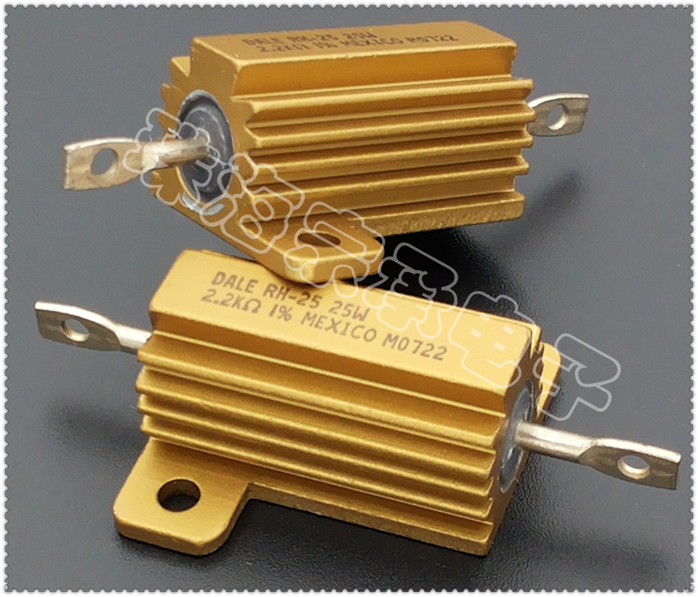 进口墨西哥 2.2K 25W DALE RH-25铝壳线绕电阻 2K2_虎窝淘