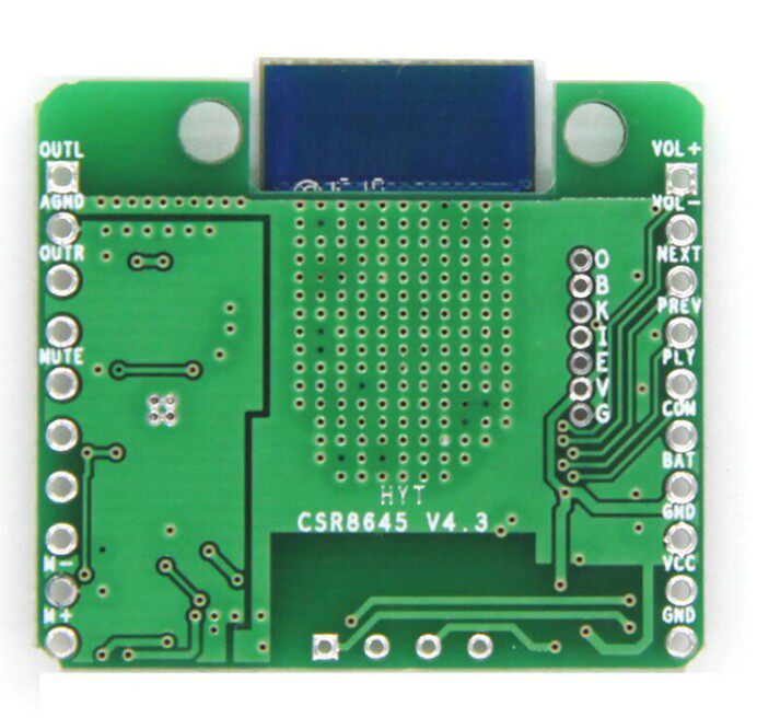 CSR8645 APT-X无损音乐hifi蓝牙4.0接收板音响车载蓝牙接收器模块_虎窝淘