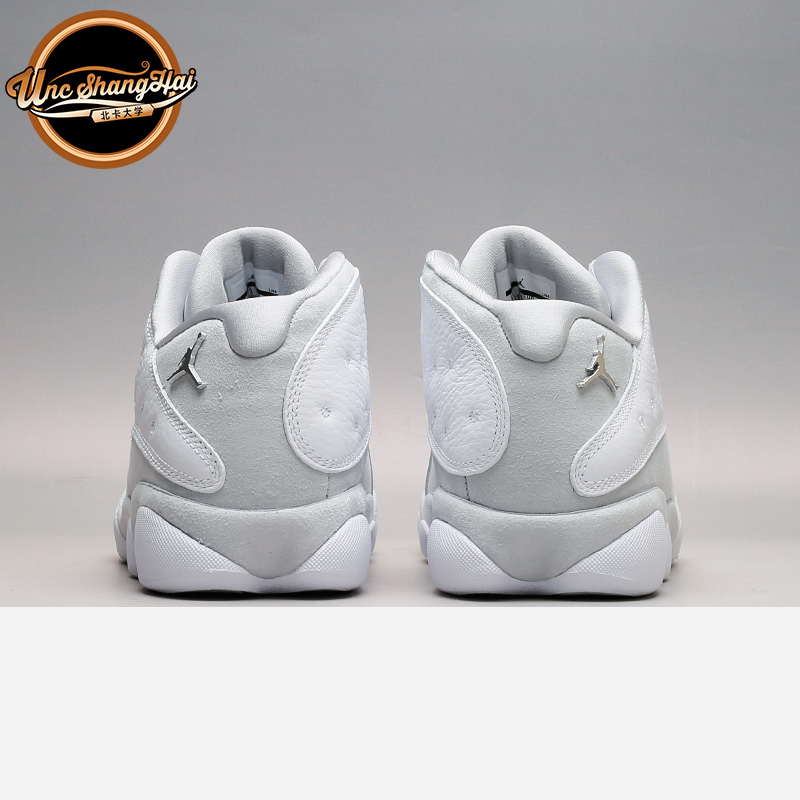 北卡大学 Air Jordan 13 Low Pure Money AJ13白猫 310810-100_虎窝淘