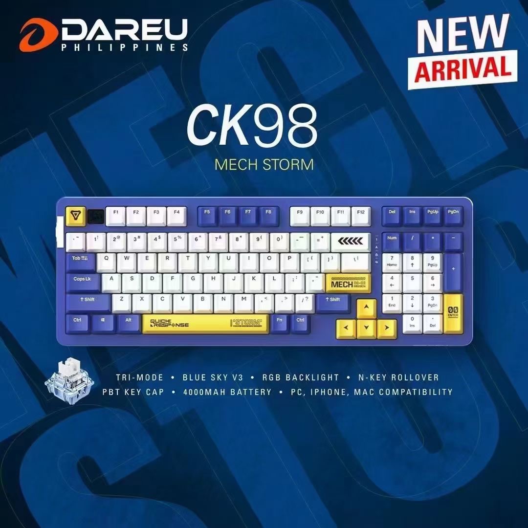DAREU达尔优CK98pro机械键盘有线热插拔天空磁轴电竞极风游戏键盘_虎窝淘