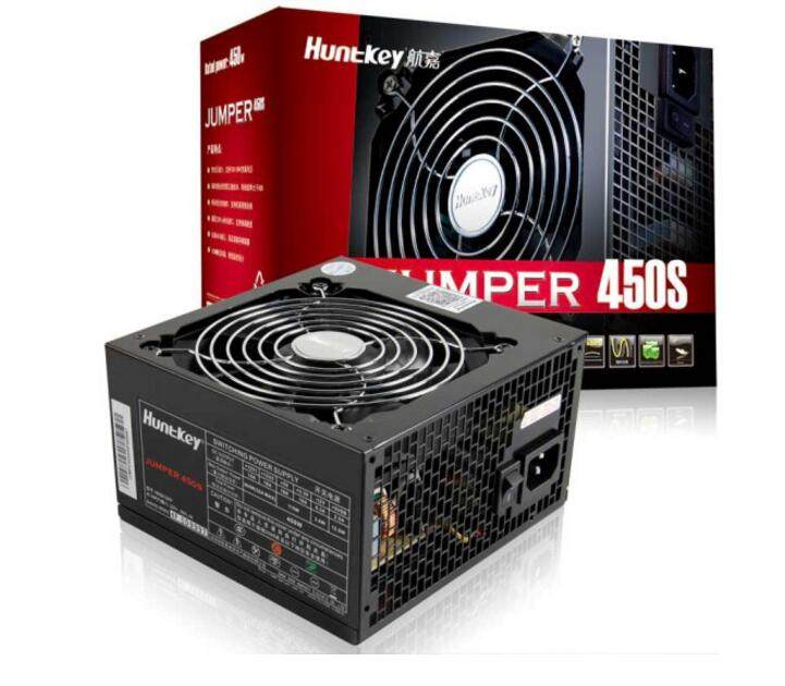 Huntkey/航嘉 jumper450S台式机电脑额定450W电源宽幅节能静音_虎窝淘