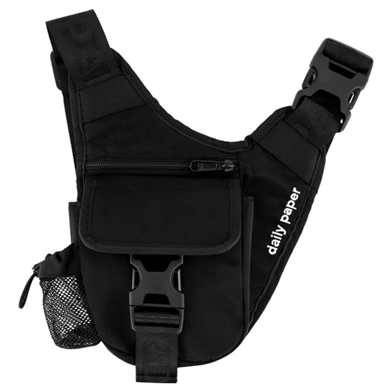 【清仓】Daily Paper Gee Bag刺绣Logo情侣单肩斜跨网袋小背包潮_虎窝淘