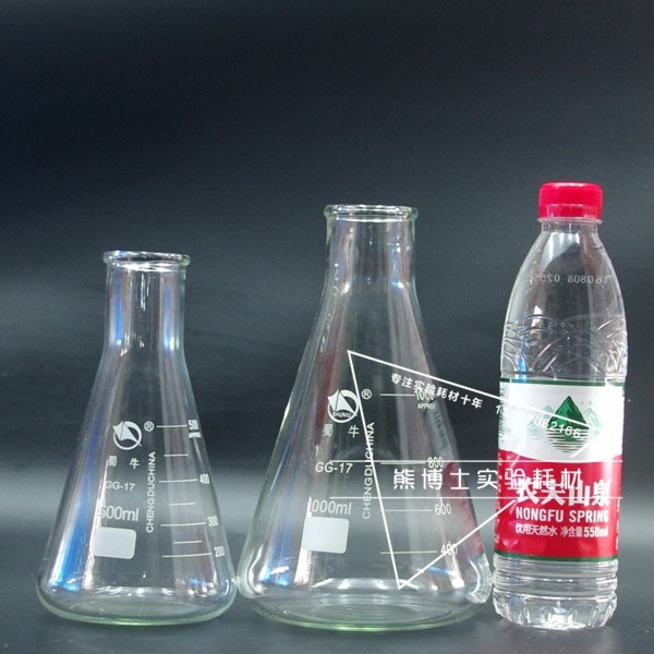 100ml150ml250ml500ml1000ml直口大B广口三角烧瓶锥形瓶蜀牛GG-17_虎窝淘