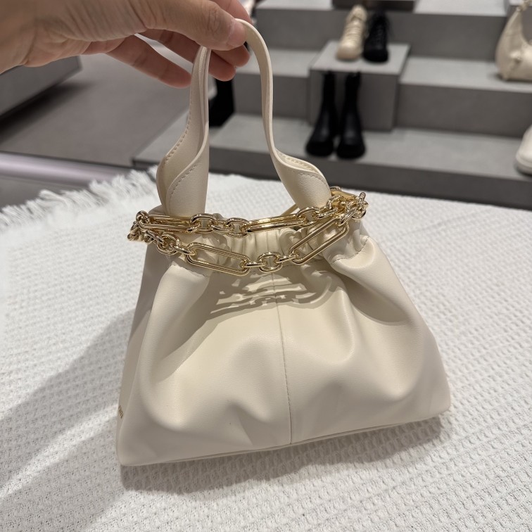 CHARLES＆KEITH小CK2-10151077褶皱云朵10151320手提单肩水桶包_虎窝淘