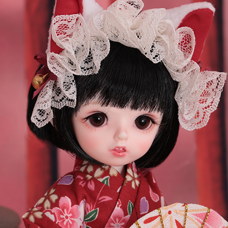 BJD娃娃 6分 Carol卡肉正版 SD娃娃可选衣服假发鞋子动漫娃娃_虎窝淘