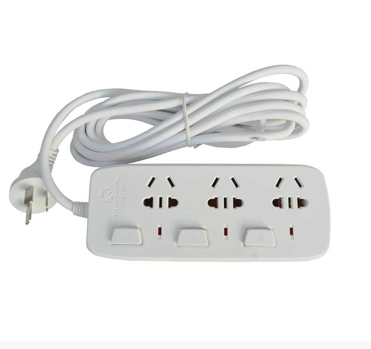 秋叶原插线板插座排插带独立开关接线板拖线板插座 1.8/3M/5米_虎窝淘