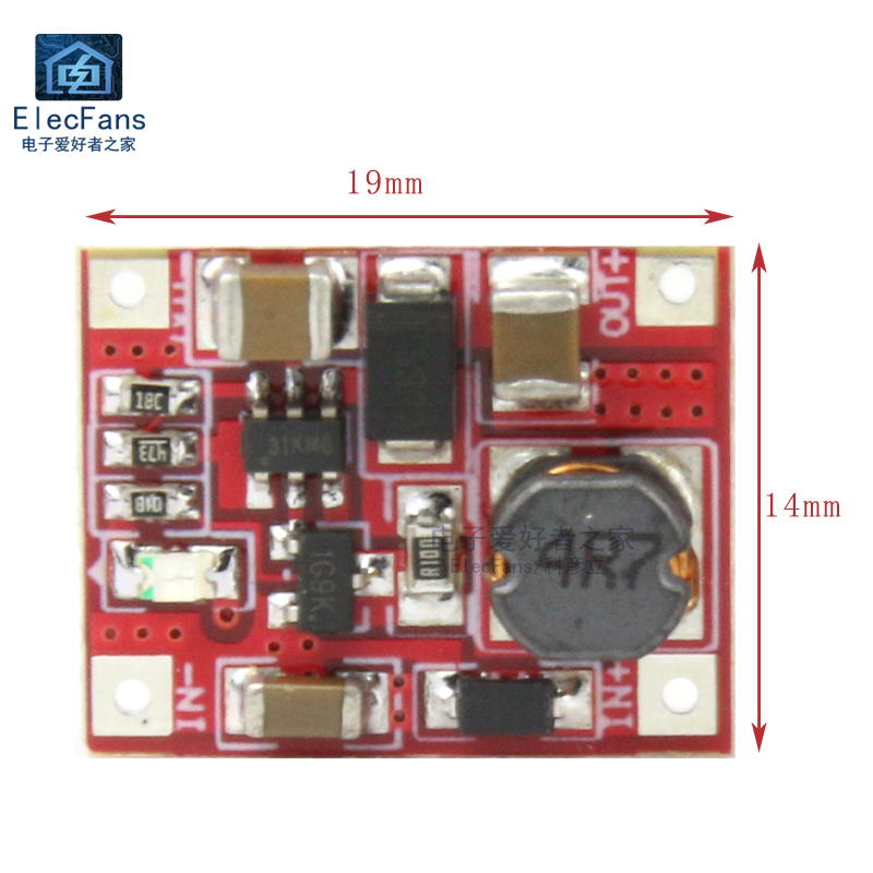 单节锂电池1V 3V 3.7V升5V 1A移动电源充电器模块 RT9266升压小板_虎窝淘