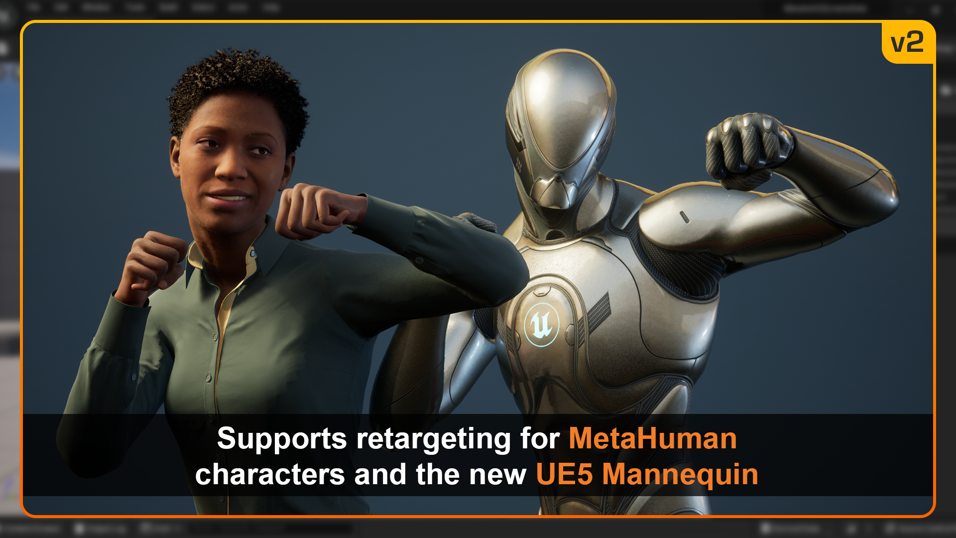UE4虚幻5.2 Mixamo Animation Retargeting 2动画重定向插件教程_虎窝淘