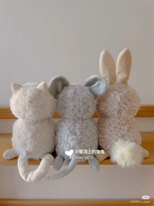 英国正品11.03 jellycat nuzzables rabbit小兔子玩偶_虎窝淘