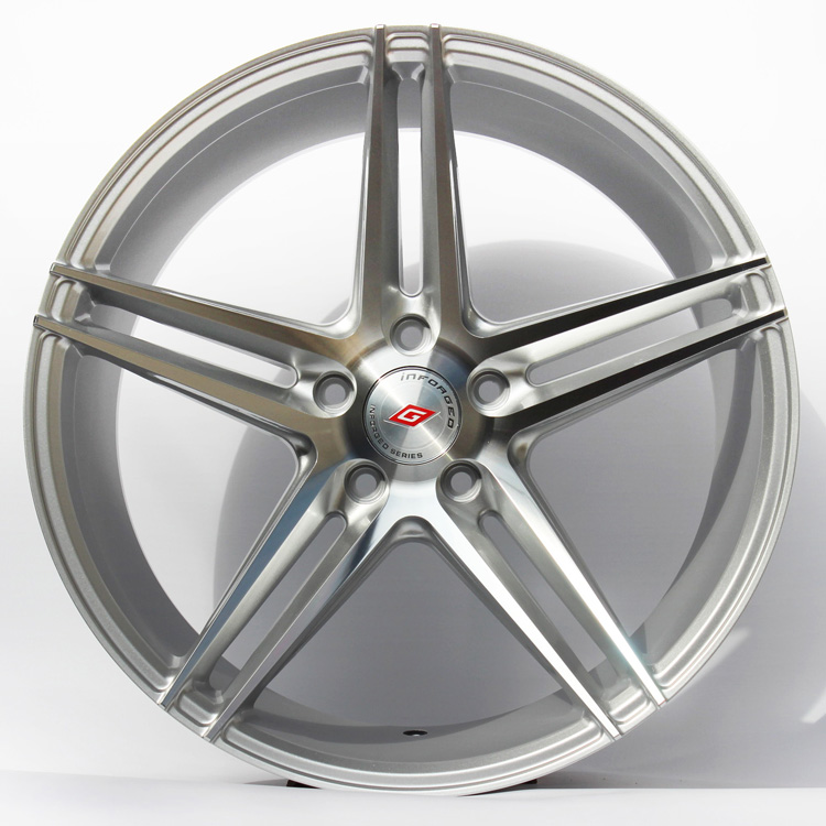台湾INFORGED IFG2款铝合金轻量化运动轮毂银色_虎窝淘