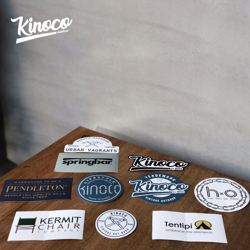 Kinoco户外车贴露营野营野餐LOGO房车工具箱贴纸防水防晒汽车贴_虎窝淘