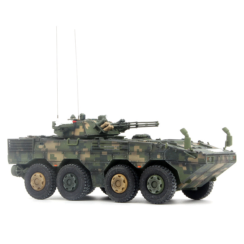 UNISTAR中国陆军ZBL-08轮式步兵战车大八轮丛林数码成品模型1/72_虎窝淘