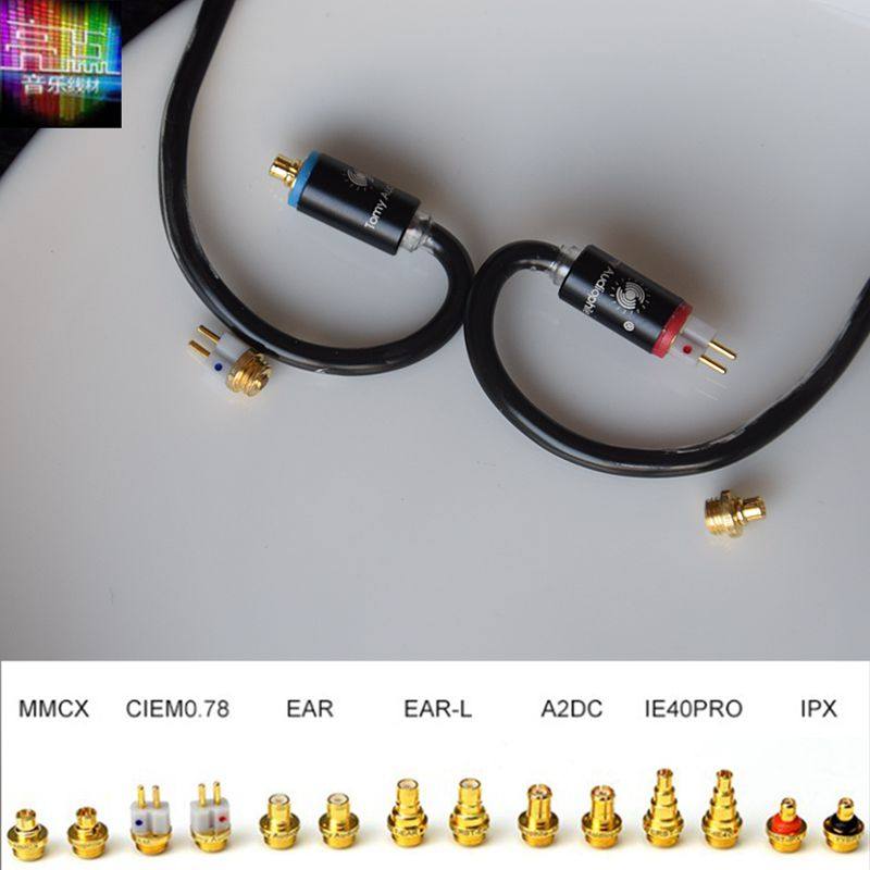 耳机插针多功能mmcx 0.78mm A2DC ie40 IPX EAR一线多用配套接口_虎窝淘