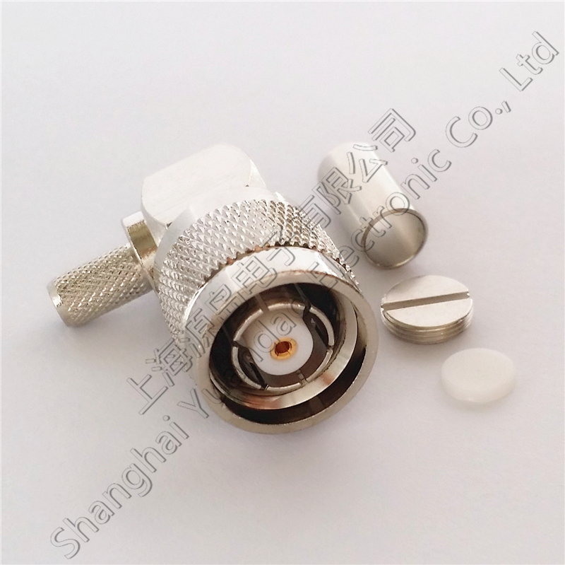射频连接器接头RP-TNC-C-JW-3反极公头弯式90度直角RP-TNC-JW-3_虎窝淘