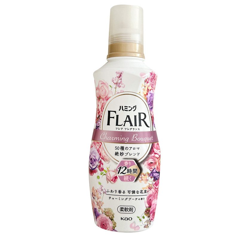 日本进口KAO花王柔顺剂柔软防静电除皱清香去异味护理毛衣520ml_虎窝淘