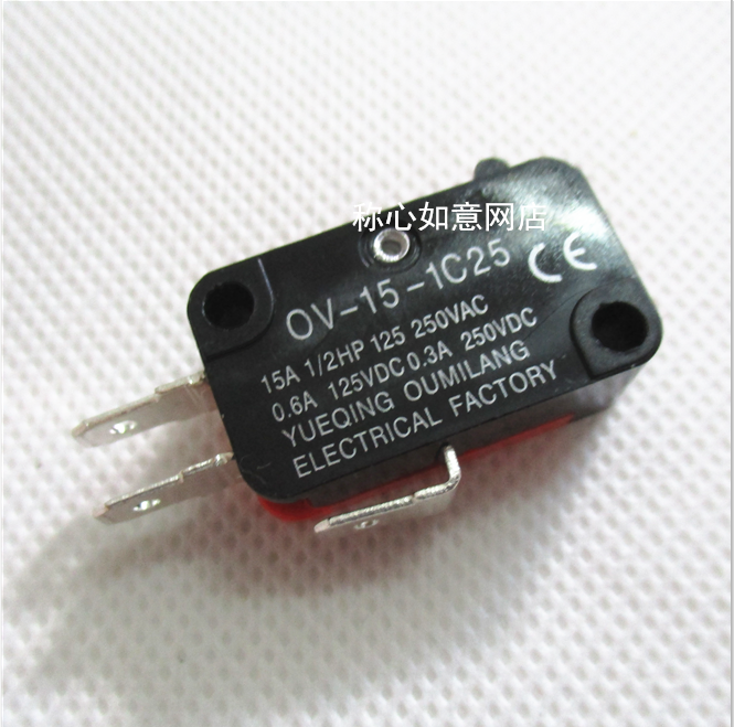OV-15-1C25 同V-15-1C25微动开关 无柄行程开关 银触点_虎窝淘