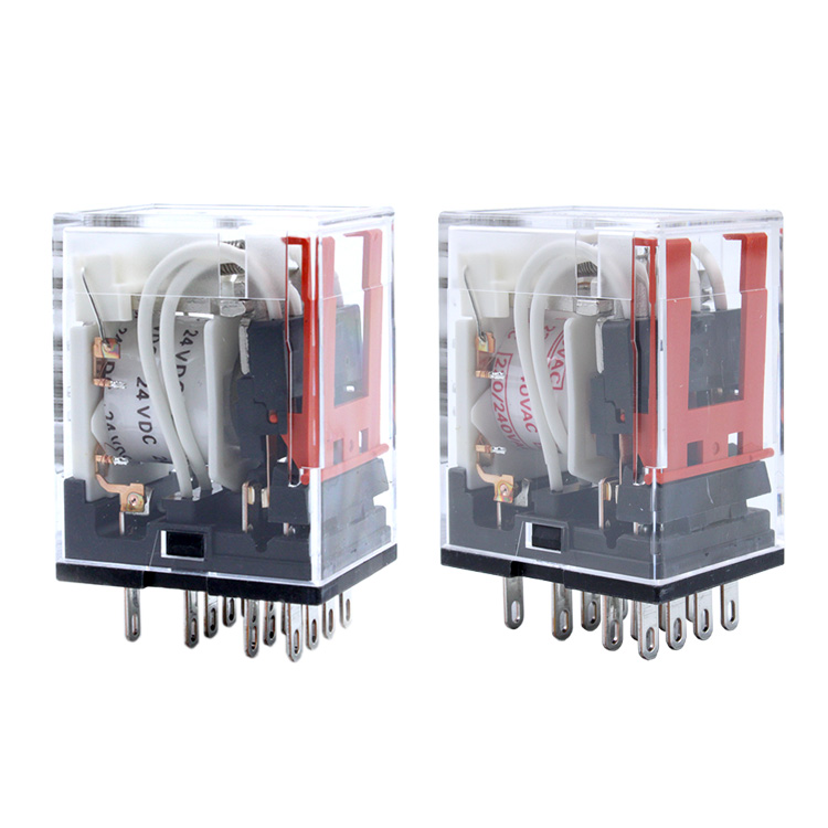 正品欧姆龙中间继电器MY4N-GS DC24V AC220V小型继电器MY4N-J配座_虎窝淘