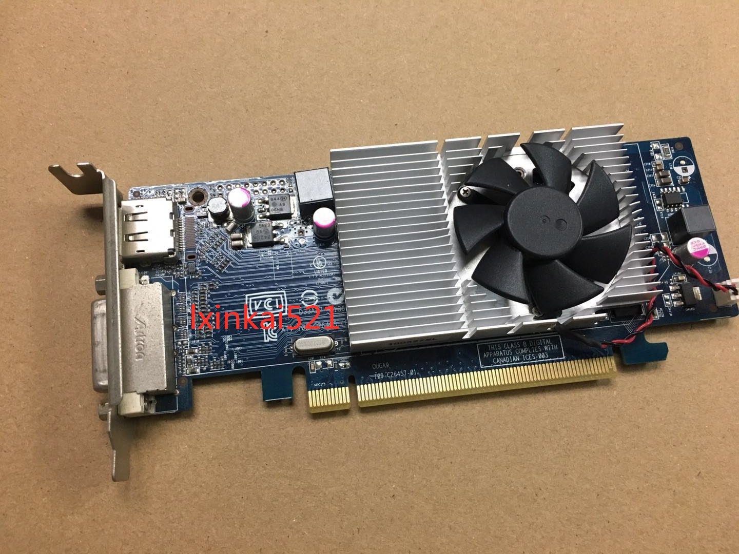 戴尔HD7450真实1G DP高清口半高显卡刀卡适合小机箱_虎窝淘