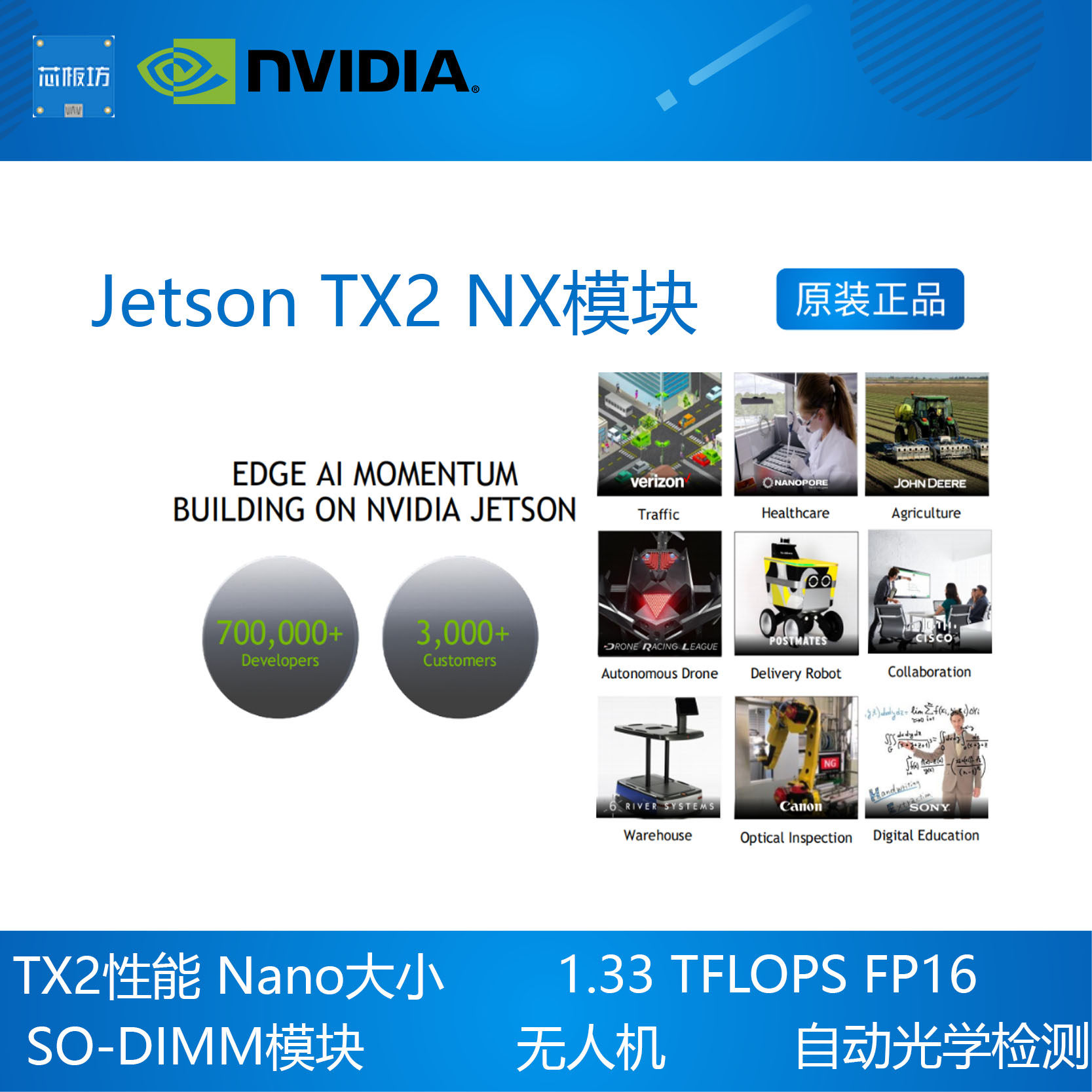 英伟达 NVIDIA Jetson TX2 NX lanai模块2021年新品核心模模块_虎窝淘