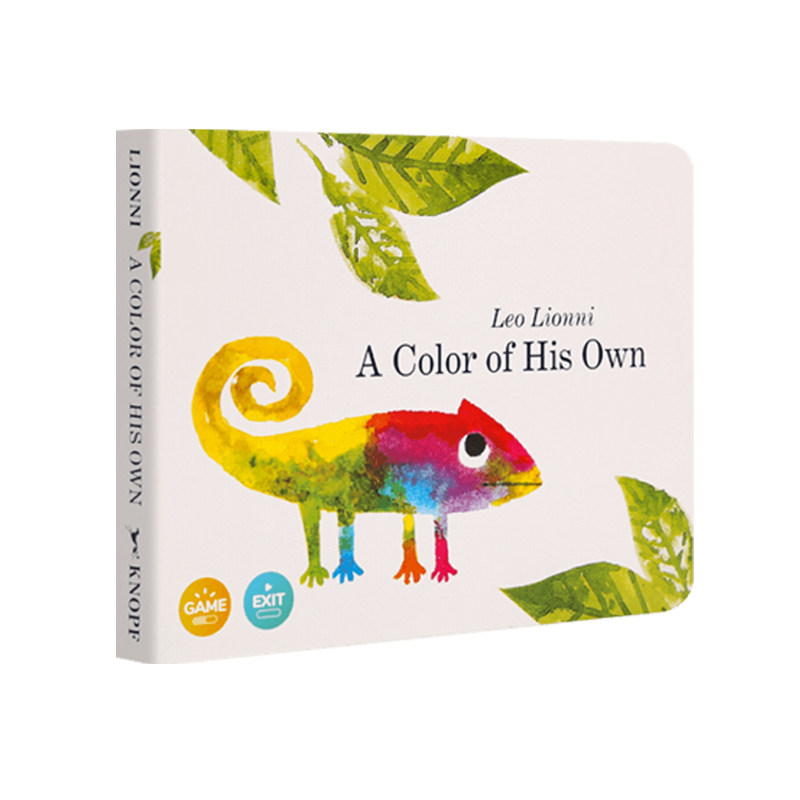 凯迪克图书点读版 A Color of His Own勇敢做自己美国进口英文原版绘本情商培养好饿的毛毛虫点读笔配套书_虎窝淘