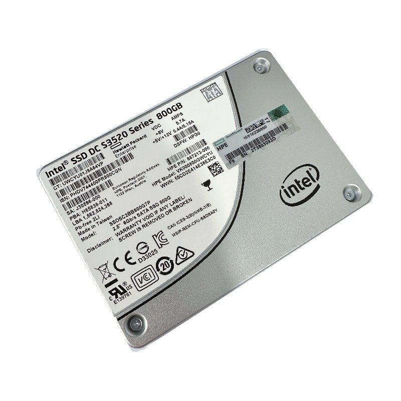 Intel/英特尔 S3520 800G 1.2T sata 2.5企业级mlc固态硬盘台式机_虎窝淘