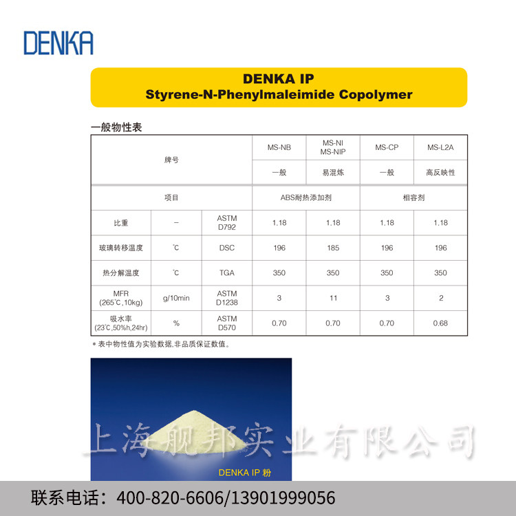 进口日本电气化学耐热剂DENKA IP MS-NB用于ABS的耐热改性相容剂_虎窝淘