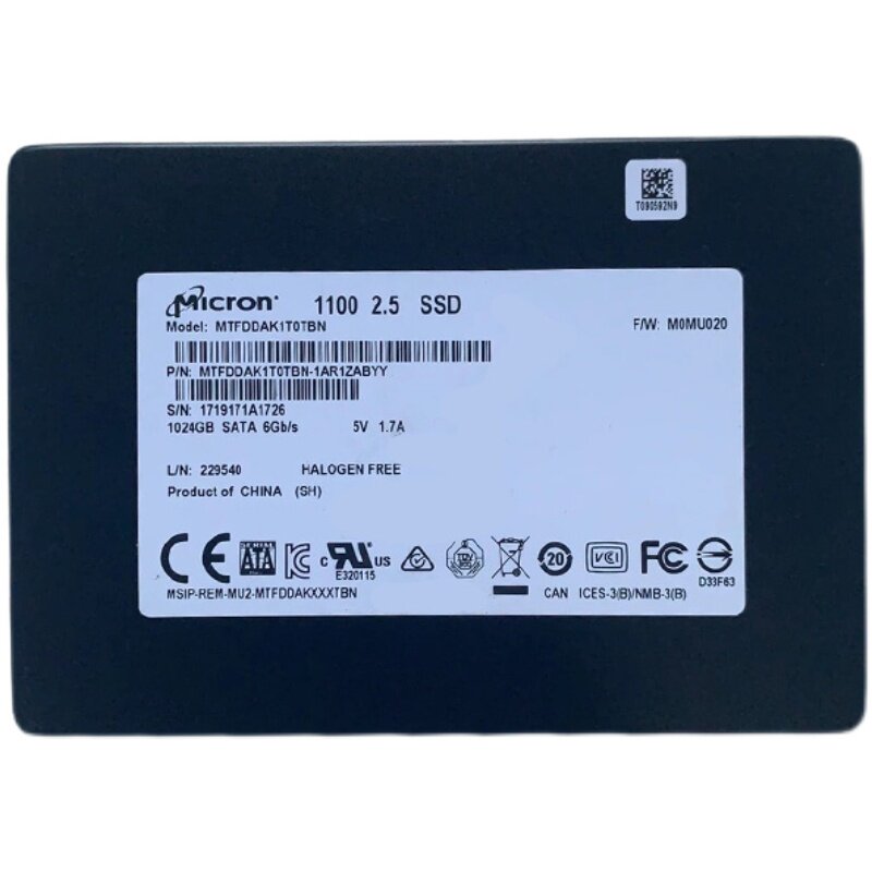 Micron/镁光1100系列SSD SATA3 2.5寸笔记本固态硬盘 1T_虎窝淘