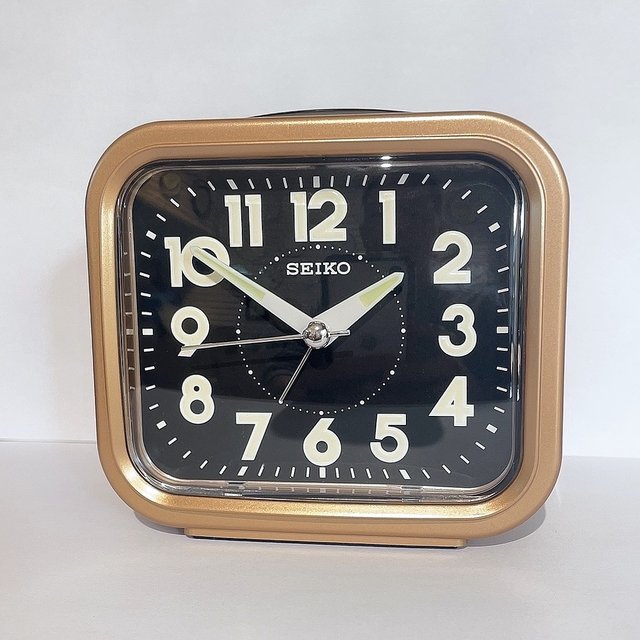 SEIKO Japanese Seiko clock silent anti-snooze fashion simple children's ...