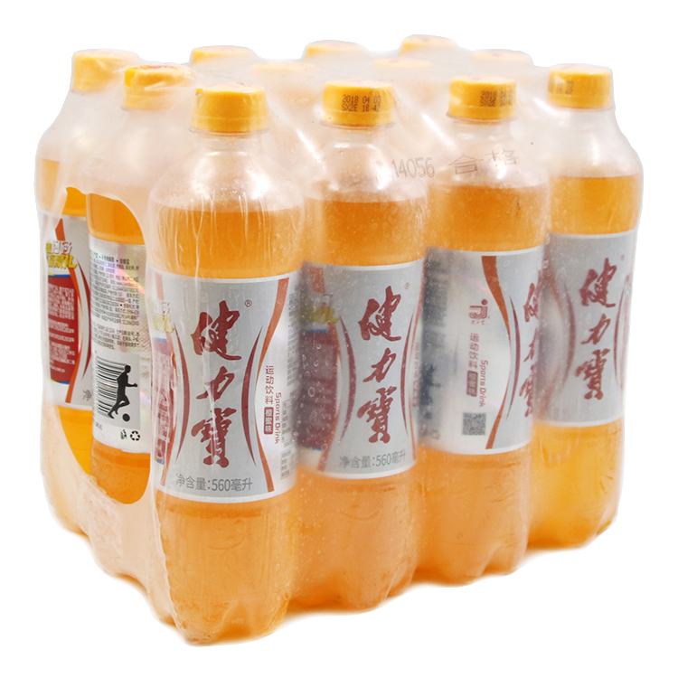 健力宝瓶装运动饮料橙蜜味560ml*4瓶整箱包邮 80儿时怀旧夏季饮品_虎窝淘