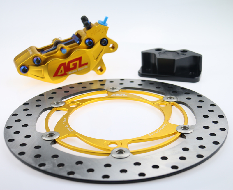 NMAX155天鹰TS150改装AGL车力屋FR6大鲍鱼卡钳260大碟刹车配件_虎窝淘