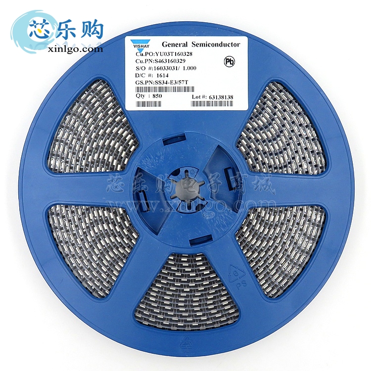 SS34-E3/57T贴片SMC_DO-214AB VISHAY肖特基二级管一盘850个_虎窝淘