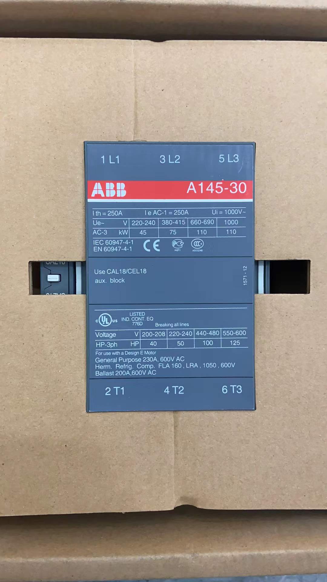 A145-30-11 220V ABB交流接触器询价_虎窝淘