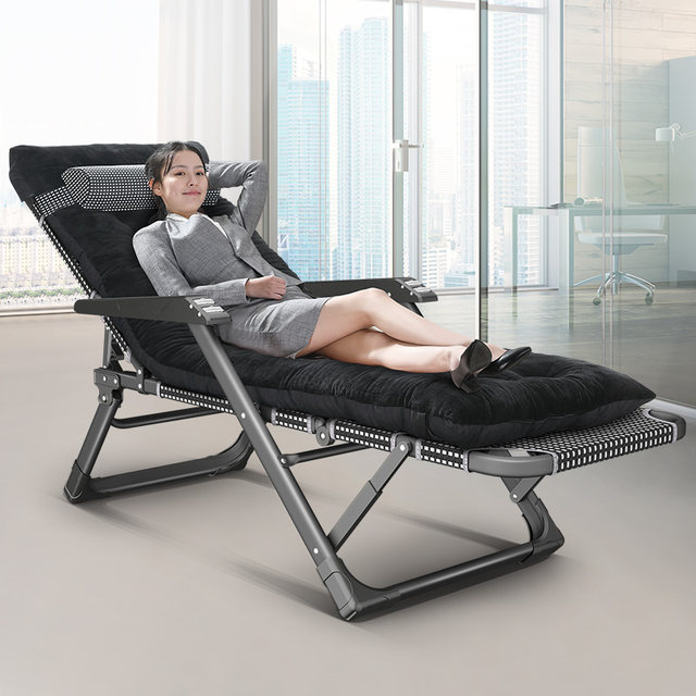 Recliner lunch break folding office nap chair home balcony leisure ...