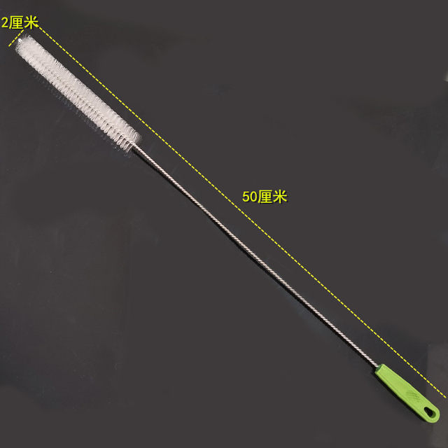 Small brush, straw brush, slender water pipe brush, test tube brush ...