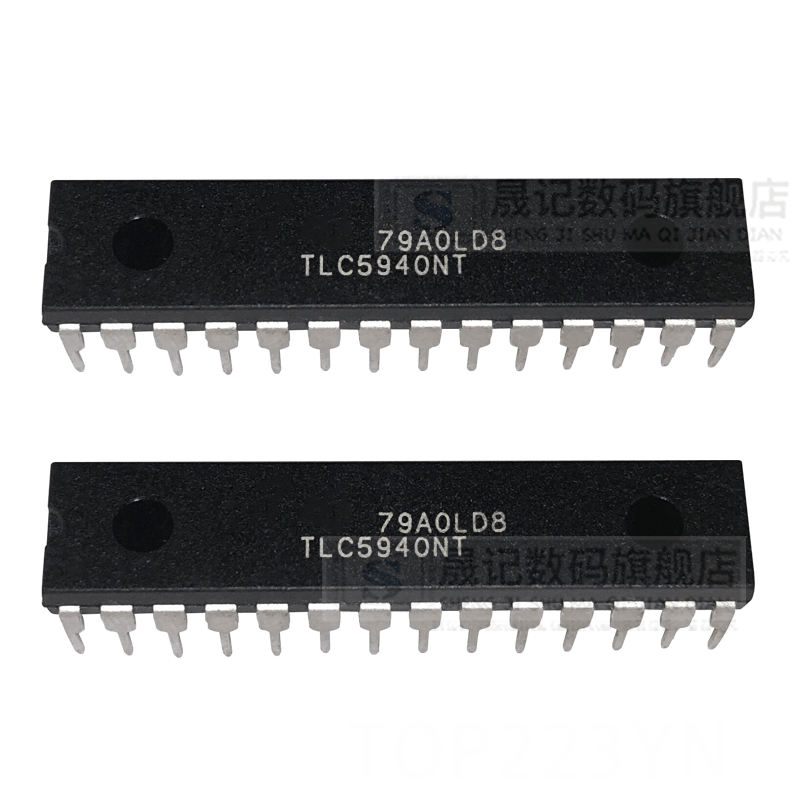 晟记 TLC5940N TLC5940 TLC5940NT DIP-28新_虎窝淘