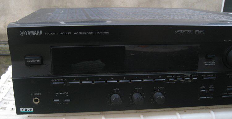 二手原装YAMAHA雅马哈RX-V495双光纤5.1AV家用音响功放机家庭影院_虎窝淘
