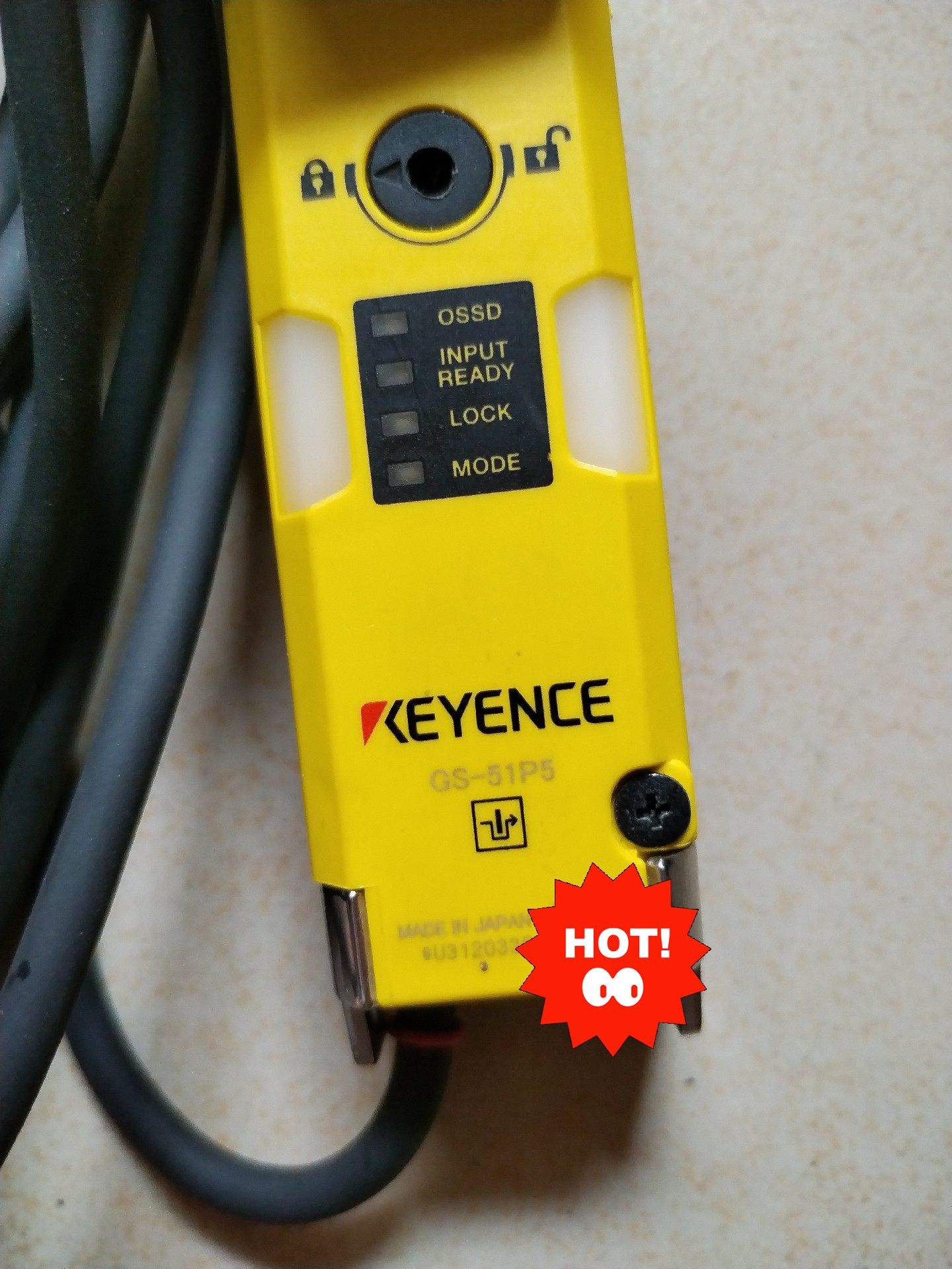 基恩士安全门锁，GS-51P5装机后改方案，没有使用就拆换下_虎窝淘