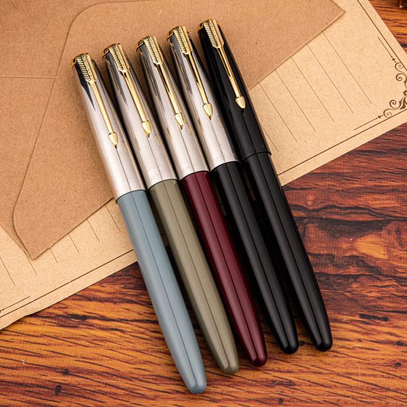 HERO英雄牌钢笔官方旗舰店上海总厂产616S/329-2怀旧收藏老款经典金帽黄尖学生用书写练字铱金商务送礼暗尖_虎窝淘