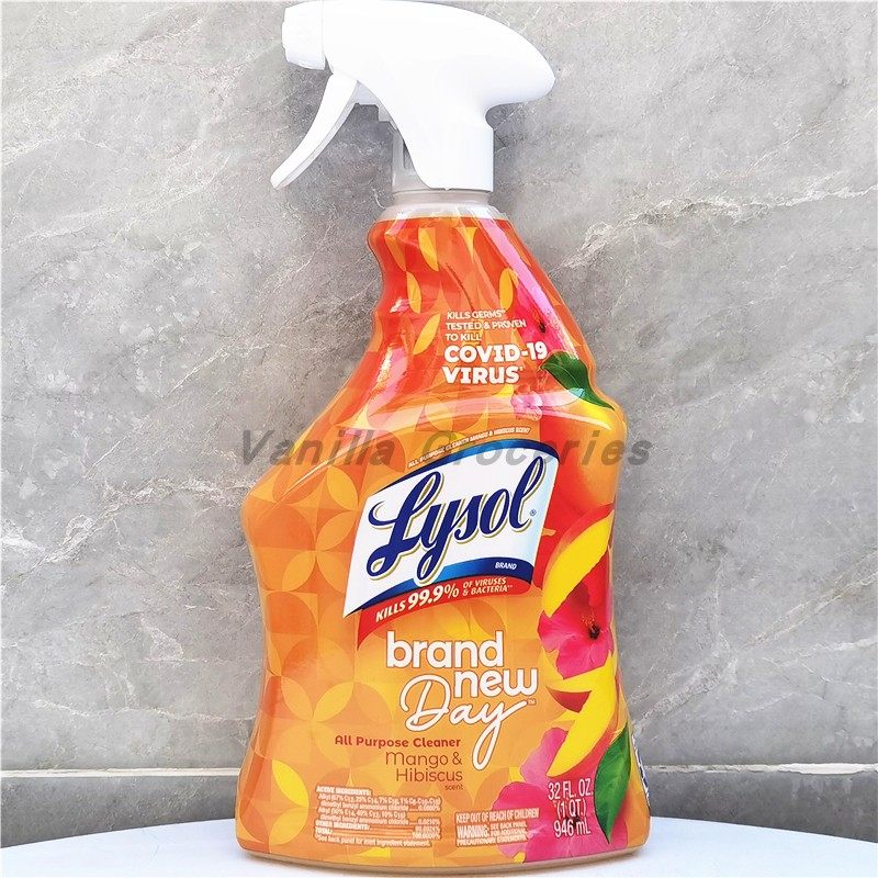 Lysol Multi Purpose Cleaner美国莱苏多功能含漂白除霉菌清洁剂_虎窝淘