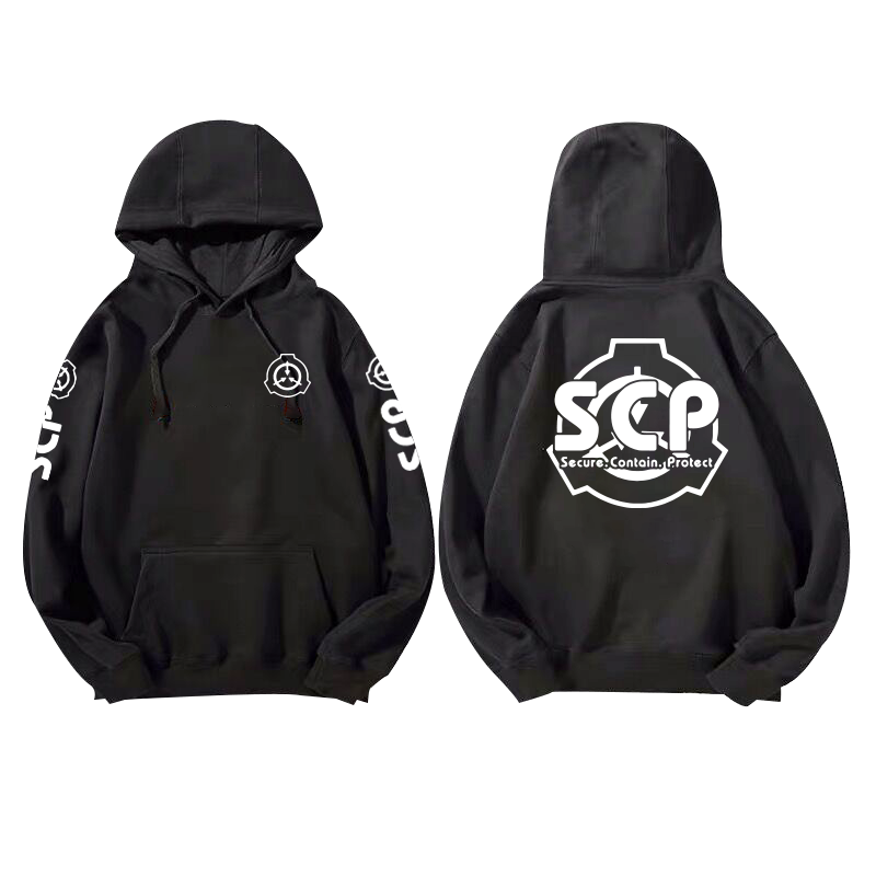 SCP基金会卫衣连帽衫外套秋冬季动漫男女情侣可定制外套上衣服潮_虎窝淘