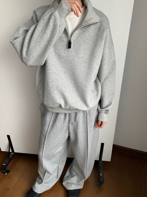 One-liner YICHEN half-zipper sweatshirt high-neck basic short inner top ...