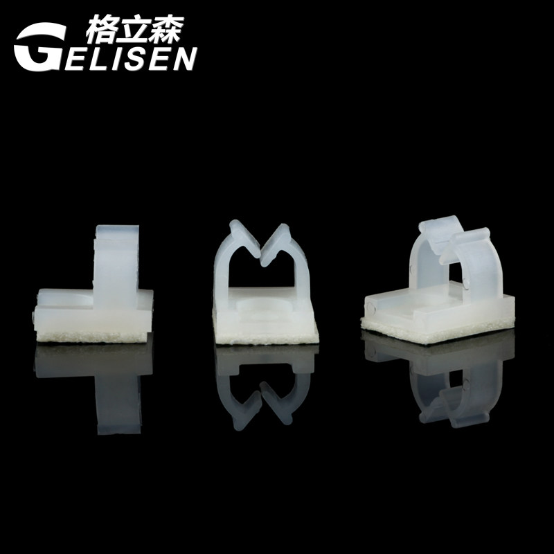 粘式固定夹电线固定座排线夹卡线夹箱理线夹粘式束线座NC911-1321_虎窝淘